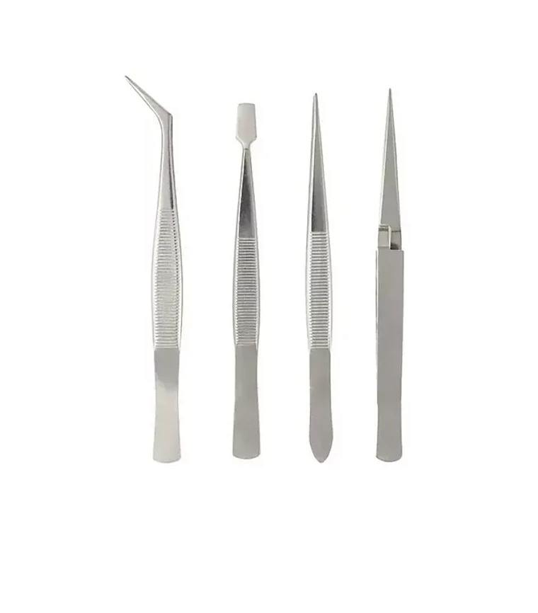 Set de 4 Pinzas para Electrónica y Reparación SMD – Wifex Telematics